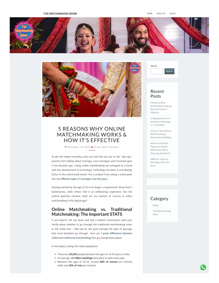 PPT - 5 Reasons Why Online Matchmaking Works & How It’s Effective ...