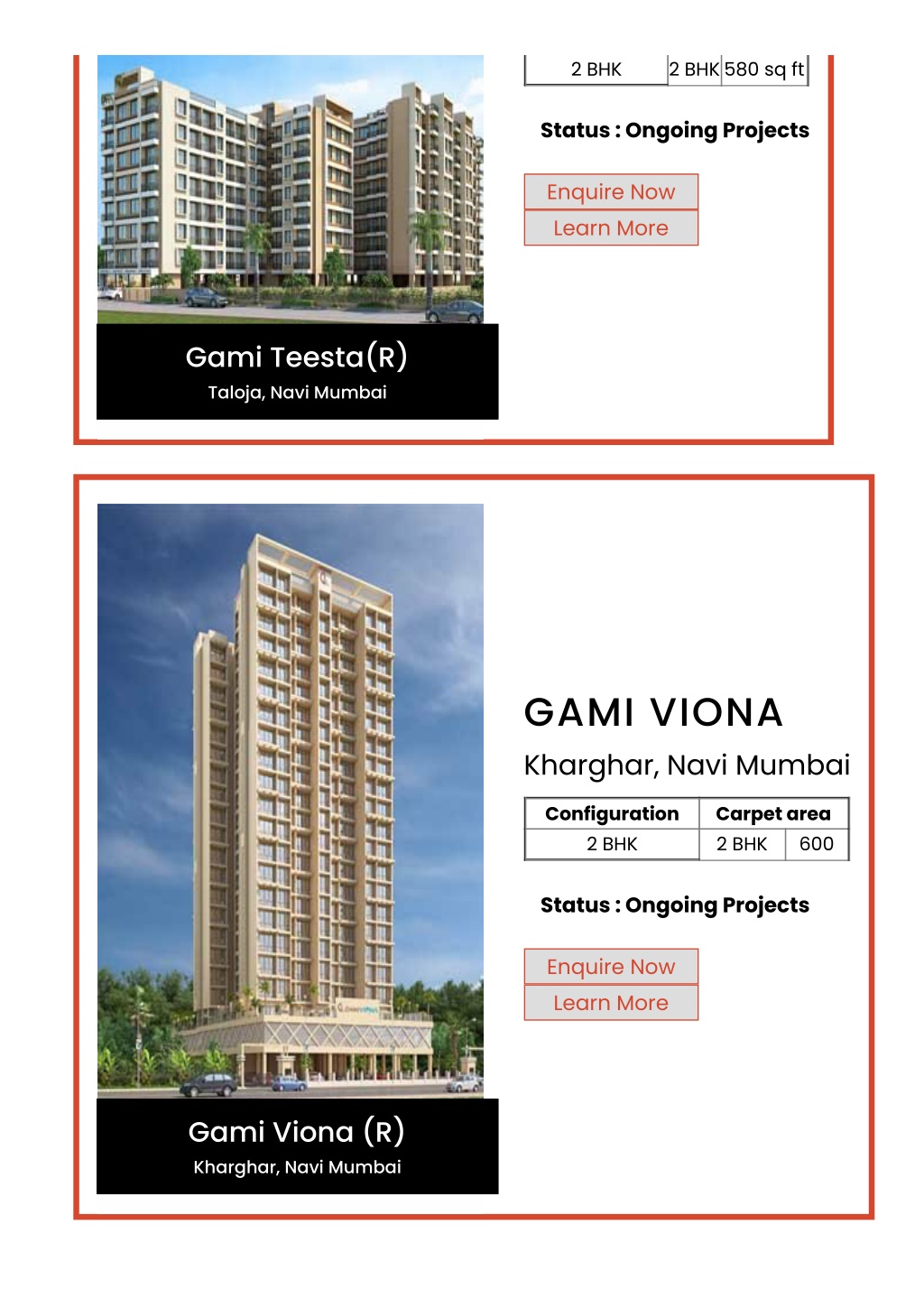 PPT - 2 BHK Flats for Sale in Navi Mumbai | Gami Group PowerPoint Presentation - ID:11816289