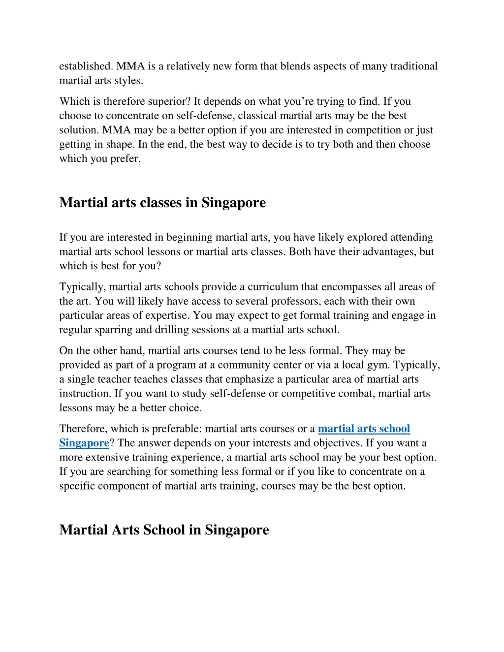 PPT - Know the Benefits of Martial Arts School Singapore PowerPoint ...