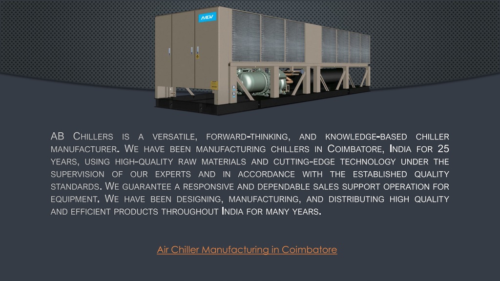 PPT - Air Chiller Manufacturing in Coimbatore PowerPoint Presentation ...