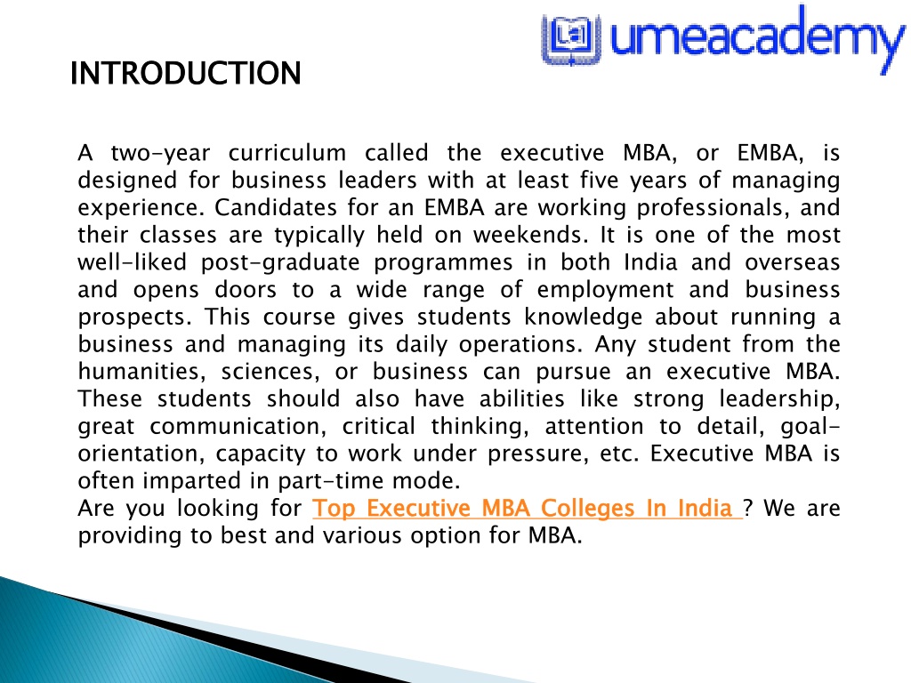 PPT - Top Executive MBA Colleges In India PowerPoint Presentation, free ...