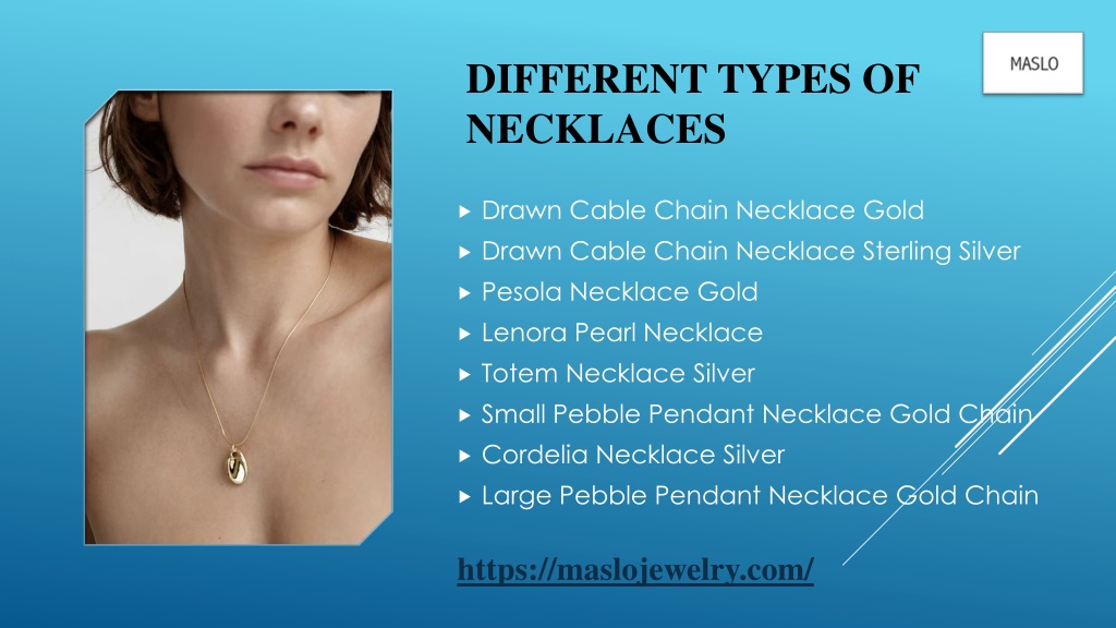 PPT - Sterling Silver Wedding Necklace | Maslo Jewelry PowerPoint ...