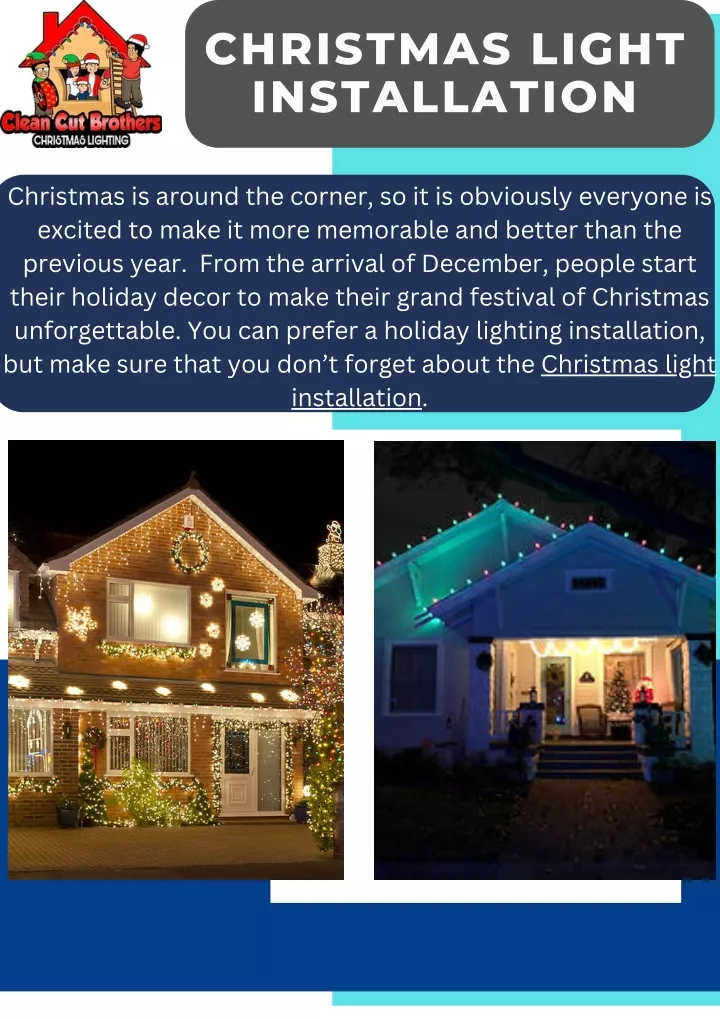 PPT - Hire Professional Christmas Light Installation For This Holiday ...
