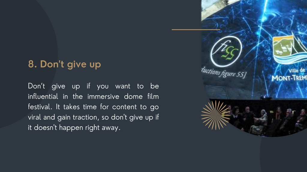 PPT - 10 Tips That Will Make You Influential in Immersive Dome Film ...