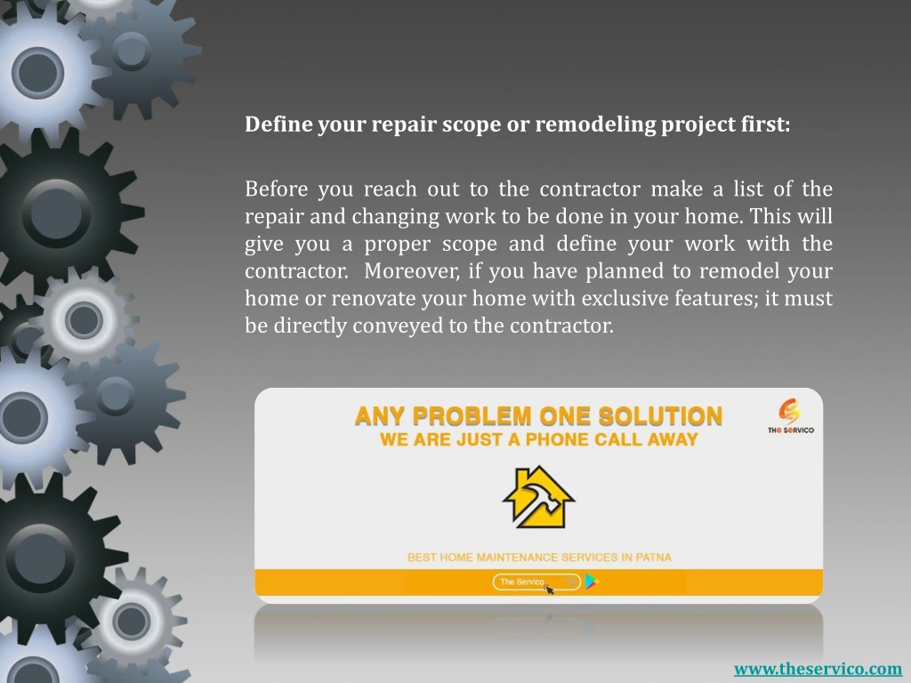 PPT - Choose a Good Contractor for Home Repair in Patna PowerPoint ...