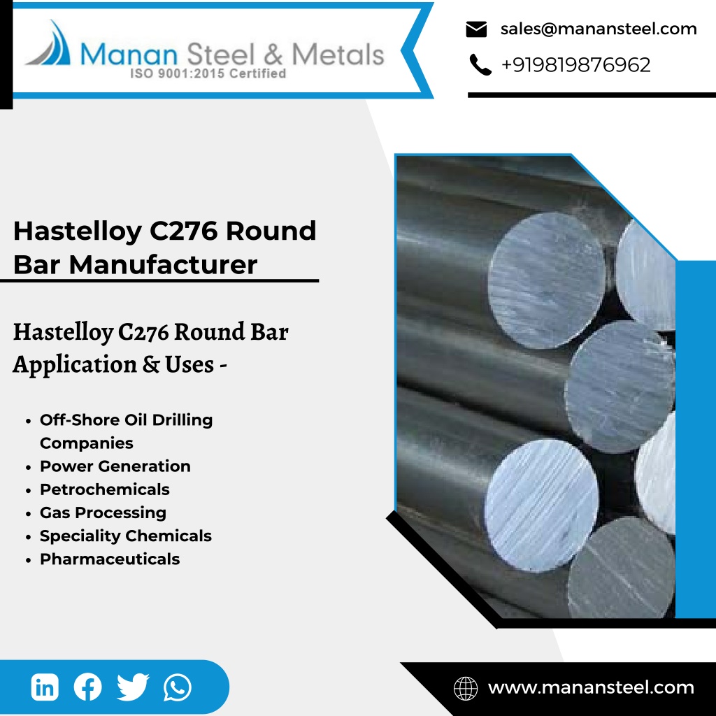 PPT - Round Bar | SS 304 Rod | Tungsten Carbide Round Bar - Manan Steel ...