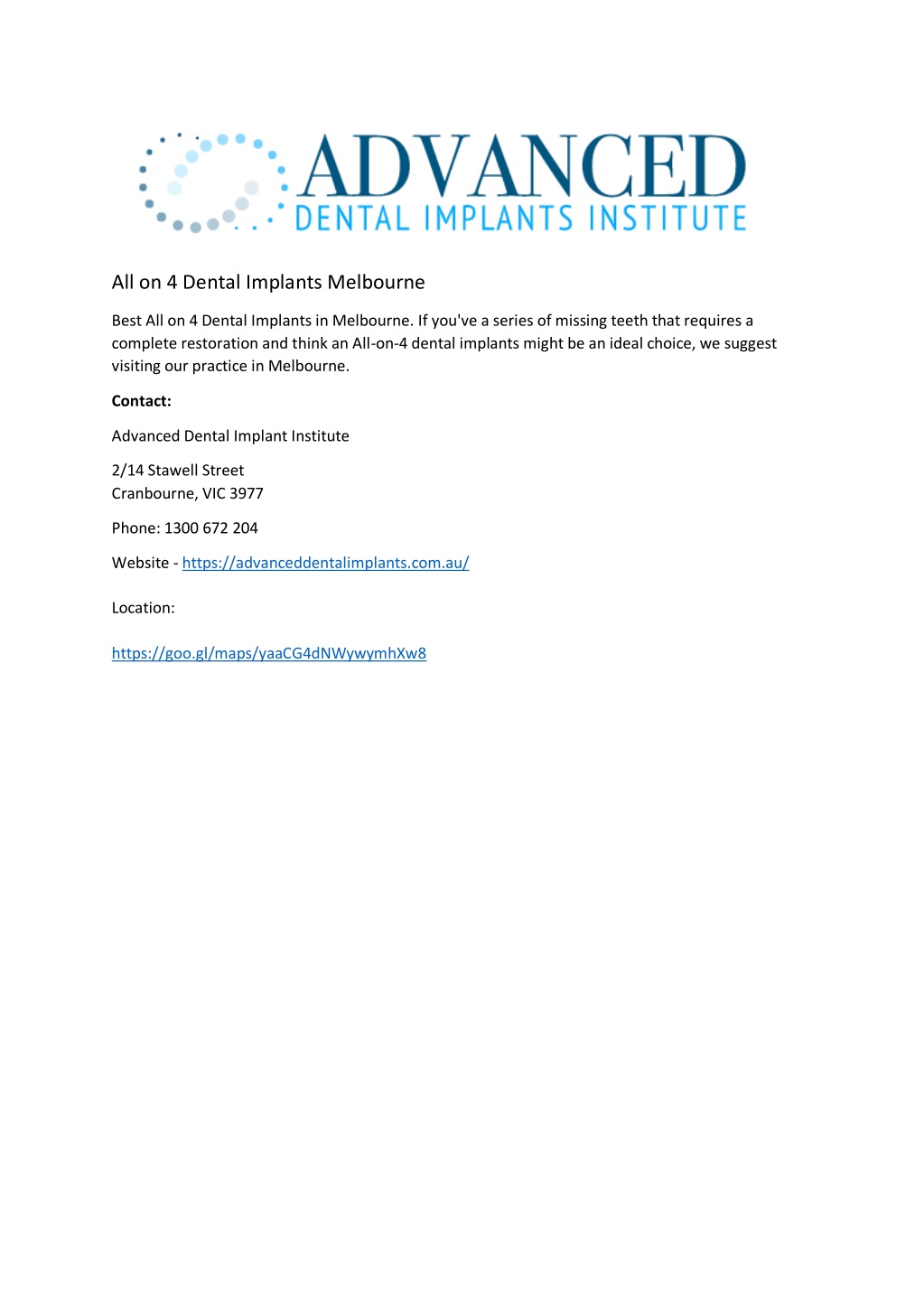 PPT - Full Mouth Dental Implants Melbourne PowerPoint Presentation ...