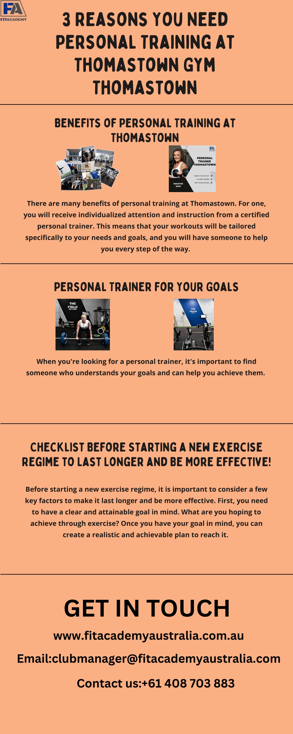 PPT - 3 Reasons You Need Personal Training at Thomastown Gym Thomastown ...