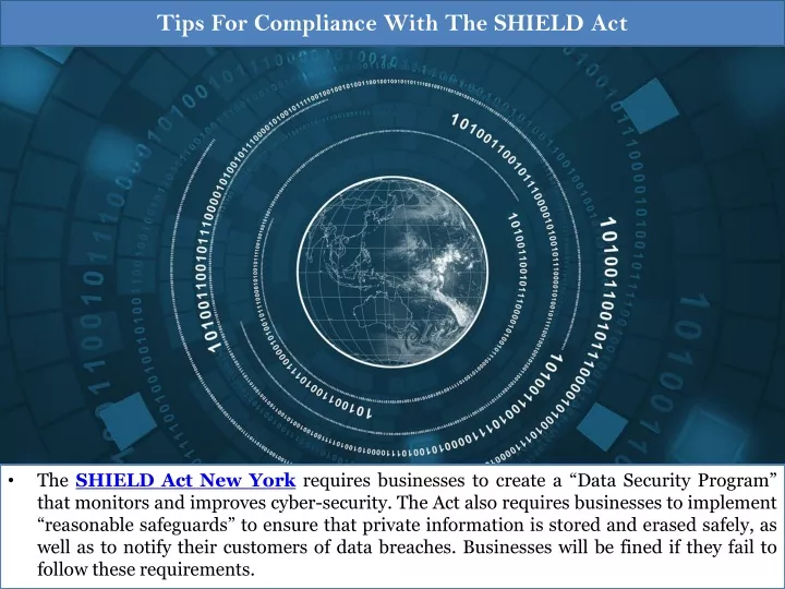 PPT - Tips For Compliance With The SHIELD Act PowerPoint Presentation ...