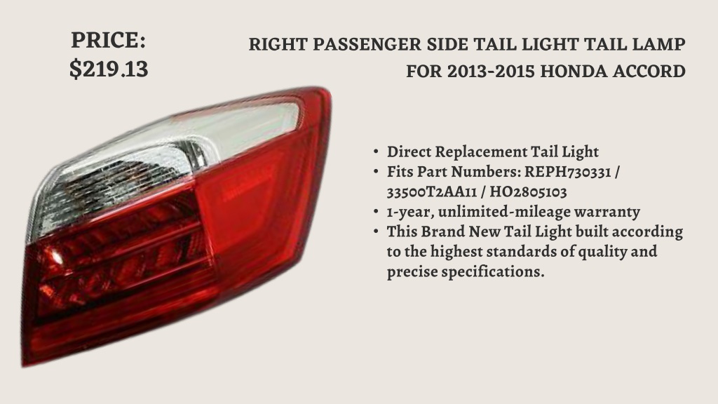PPT - Buy Car Led Light Online at Best Price in USA Partsgalaxy ...
