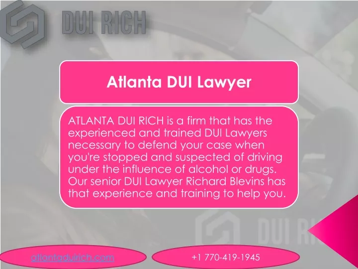 PPT - Atlanta DUI Lawyer PowerPoint Presentation, free download - ID ...