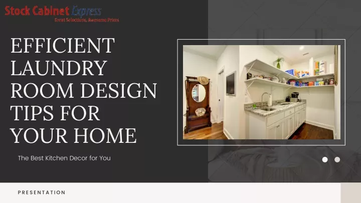 PPT - Efficient Laundry Room Design Tips For Your Home PowerPoint ...