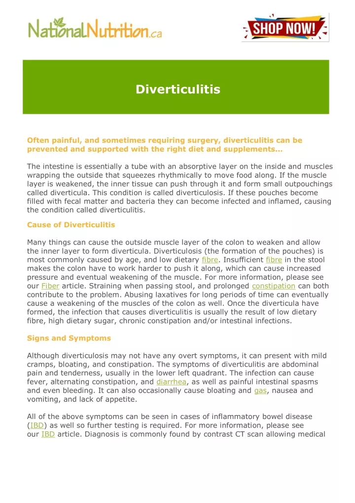 PPT - Diverticulitis PowerPoint Presentation, free download - ID:11823588