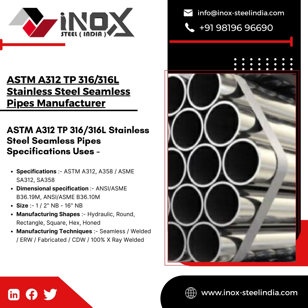 PPT - SS Pipe | Carbon Steel Pipes | Monel Pipes | Inox Steel India ...