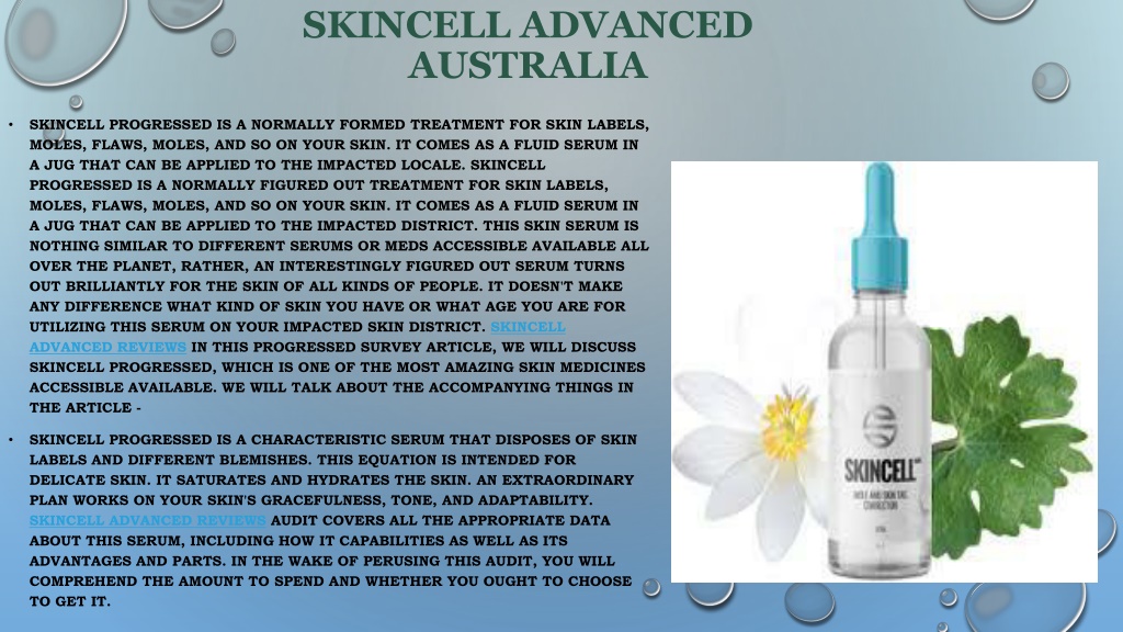 PPT - Skincell Advanced Australia (Skincell Advanced Reviews ...