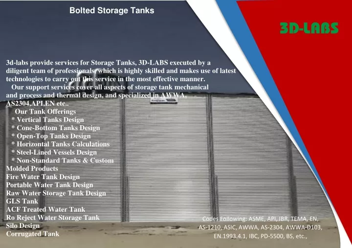 PPT - bolted storage tank PowerPoint Presentation, free download - ID ...
