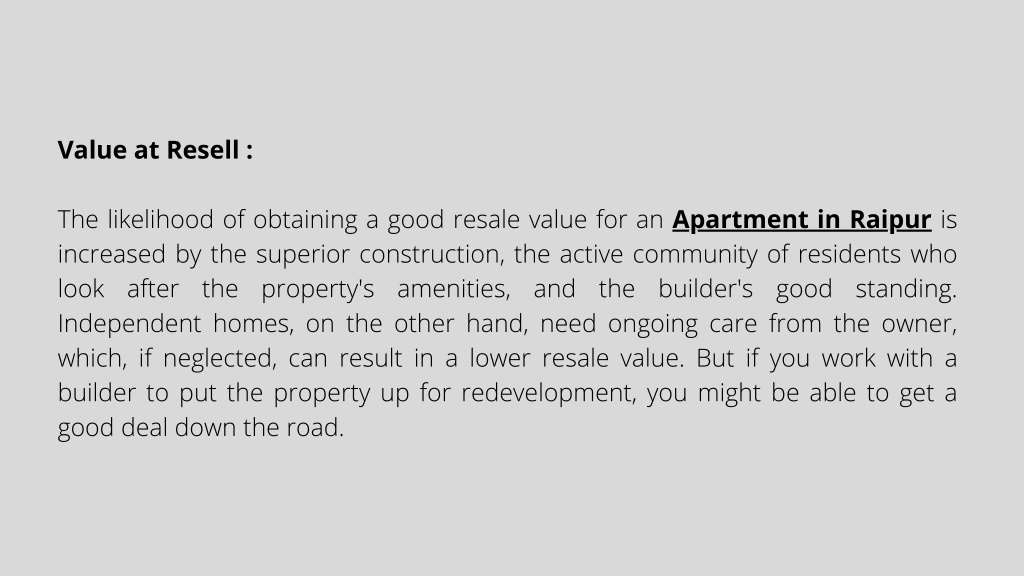 PPT - Apartments VS Independent House - Is It Really A Hard Decision ...