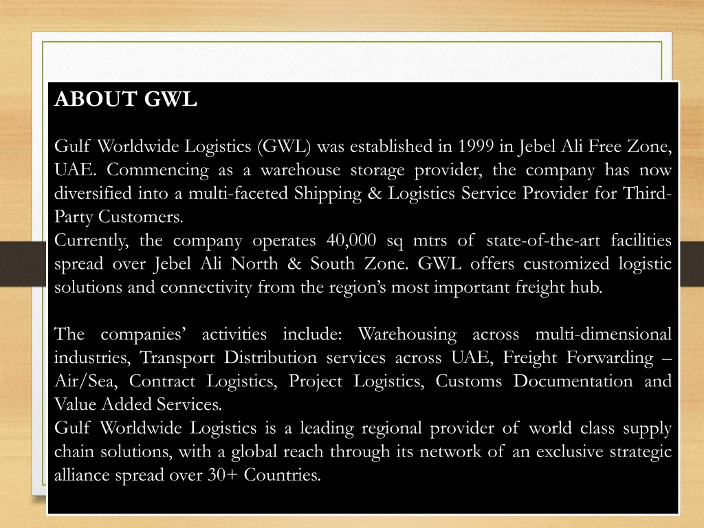 PPT - Freight Forwarding Company in Dubai - UAE PowerPoint Presentation ...