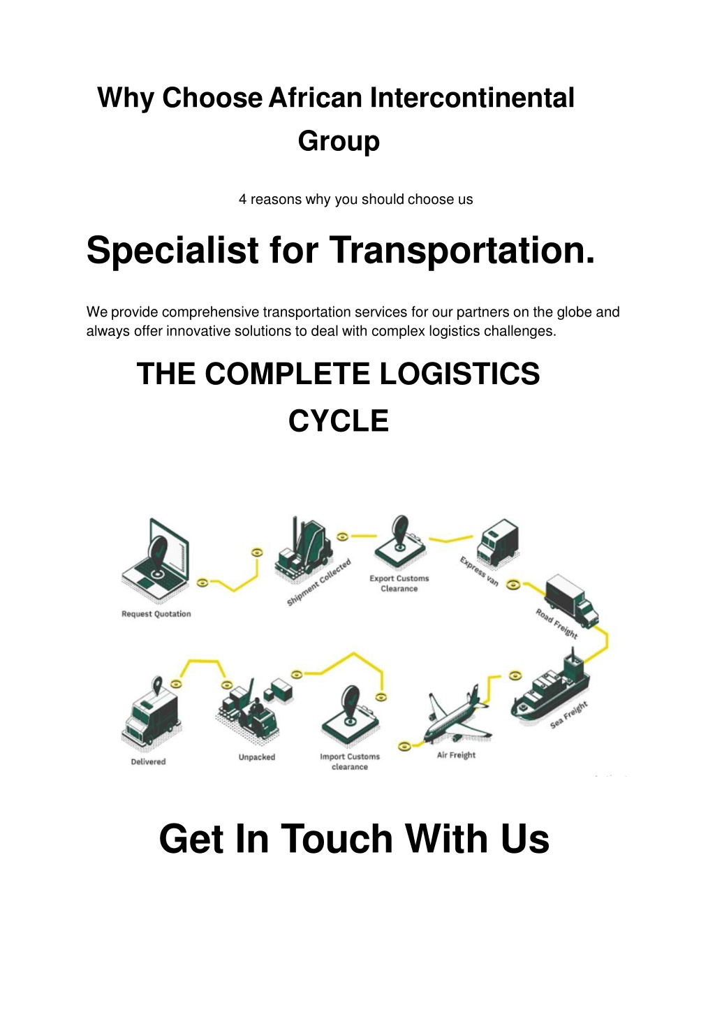 PPT - Leading Provider of Global Supply Chain Logistics PowerPoint ...