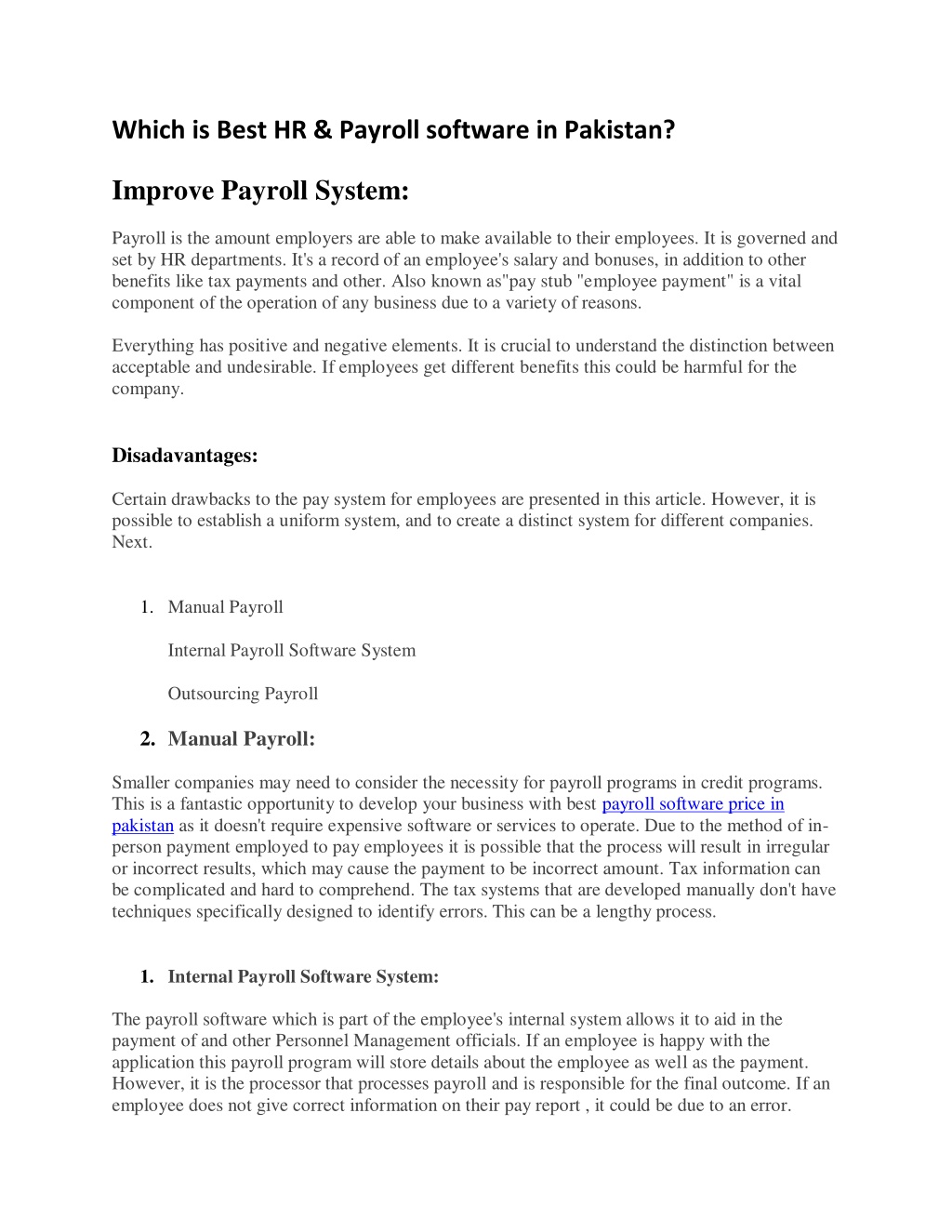 Ppt Which Is Best Hr And Payroll Software In Pakistan Powerpoint Presentation Id11831052