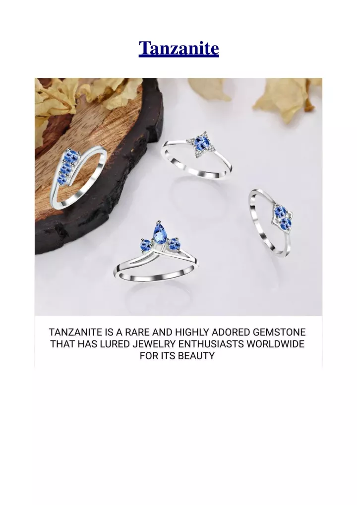 PPT - Wholesale Sterling Silver Tanzanite Jewelry PowerPoint ...