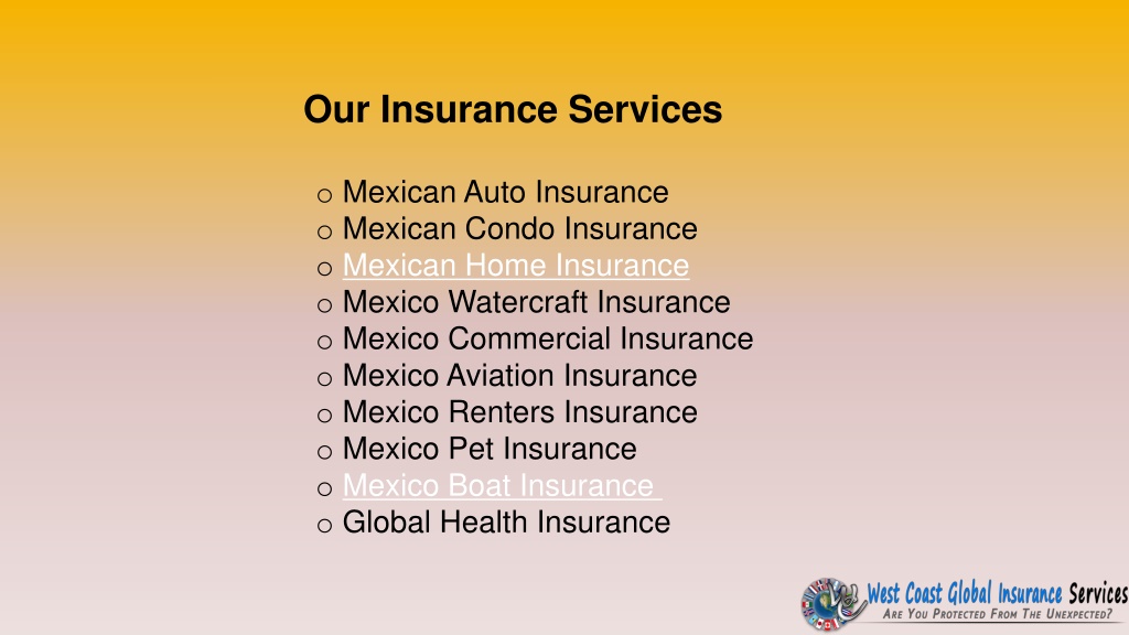 PPT - Necessity of Insurance in Mexico PowerPoint Presentation, free ...