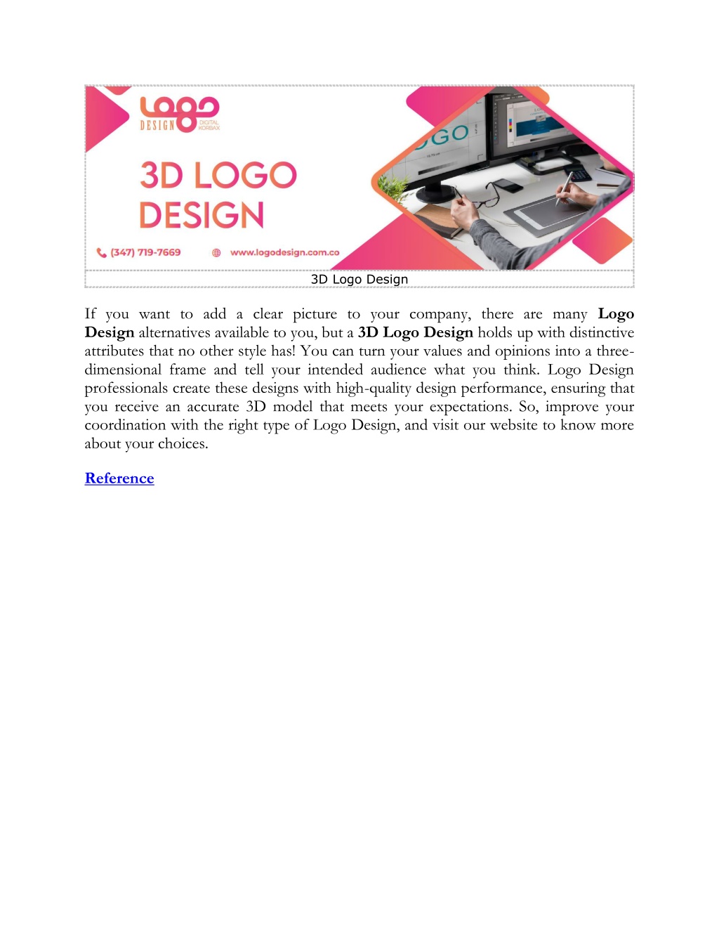 PPT - Benefits Of 3D Logo Design For Your Brand Management Plans ...