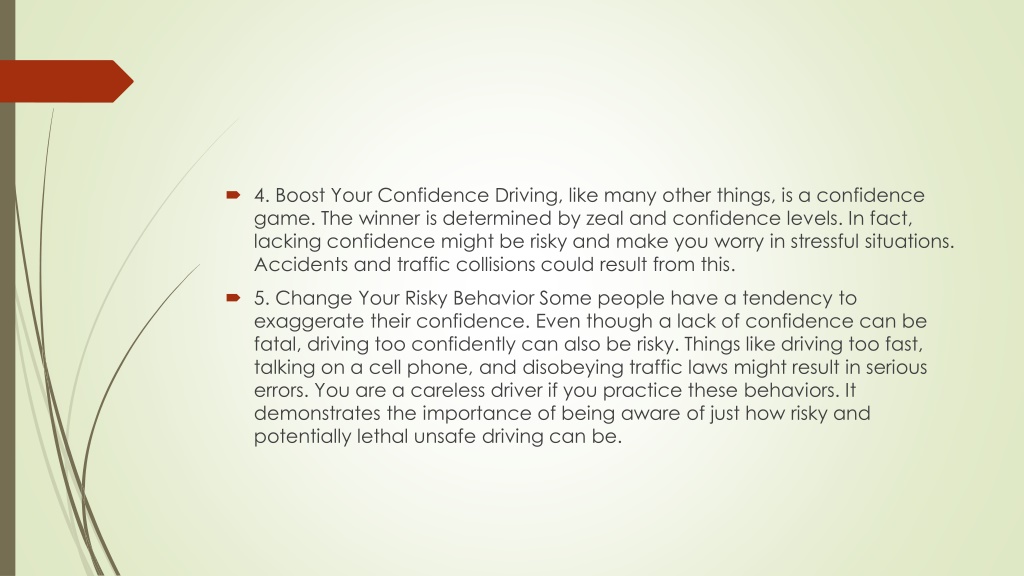 PPT - Five Top Advantage Of Driving School In Surrey PowerPoint ...