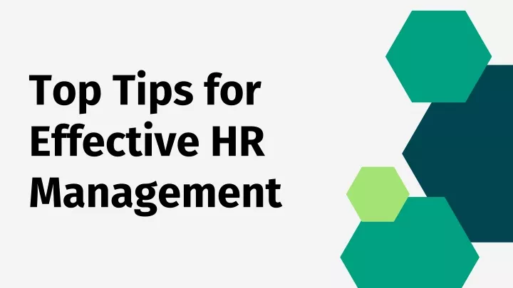 PPT - Effective Tips for Effective HR Management | Ausuma PowerPoint ...