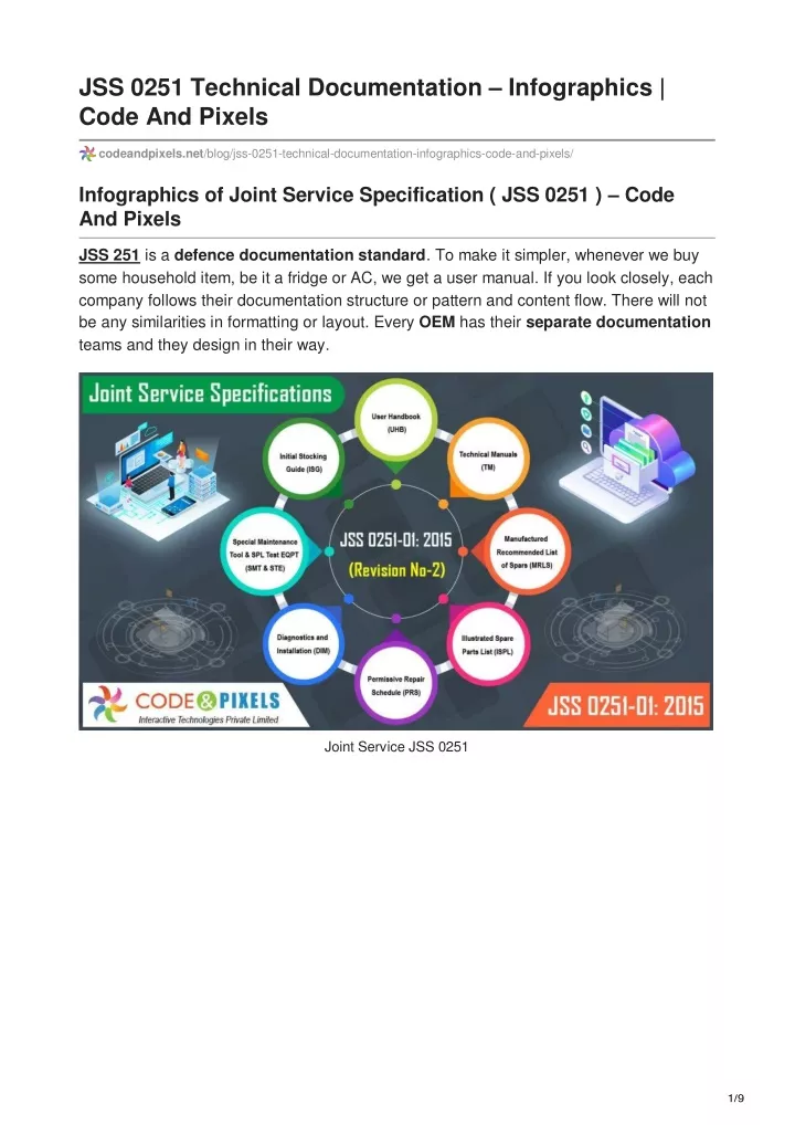 PPT - JSS 0251 Technical Documentation Infographics Code And Pixels ...