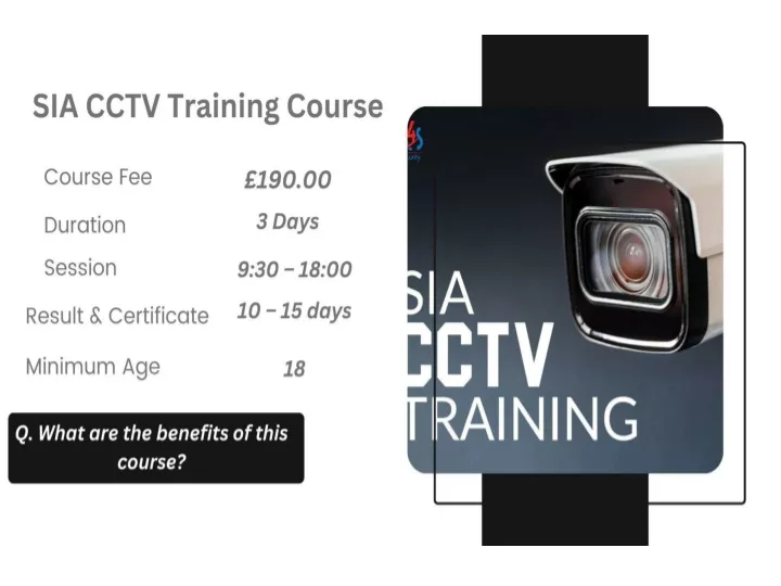 PPT - SIA CCTV Training Course PowerPoint Presentation, free download ...
