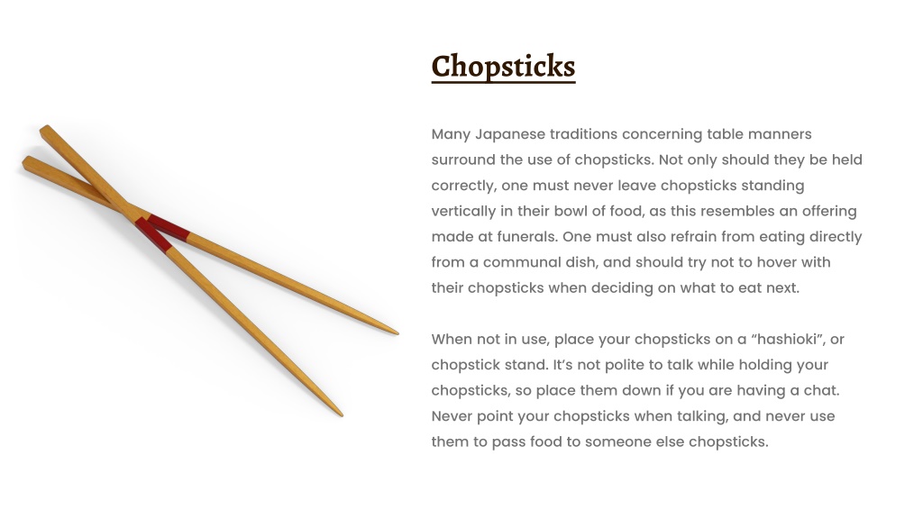 PPT - Japanese Dining Etiquette Important Table Manners PowerPoint ...