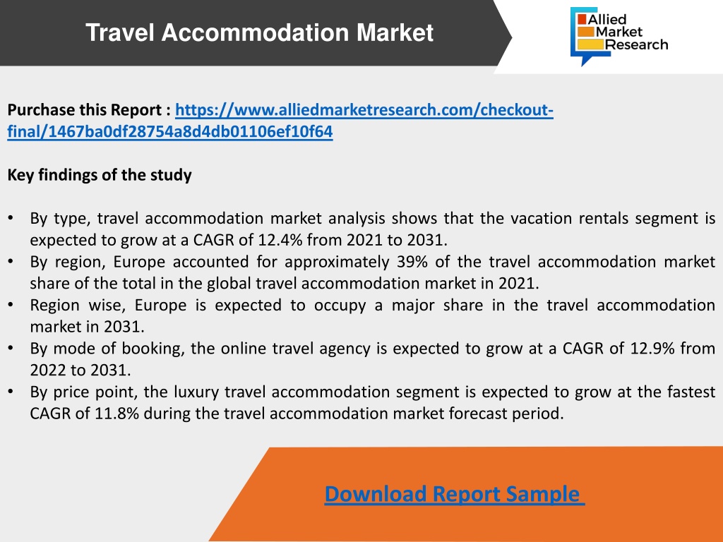 PPT - Travel Accommodation Market PowerPoint Presentation, free ...