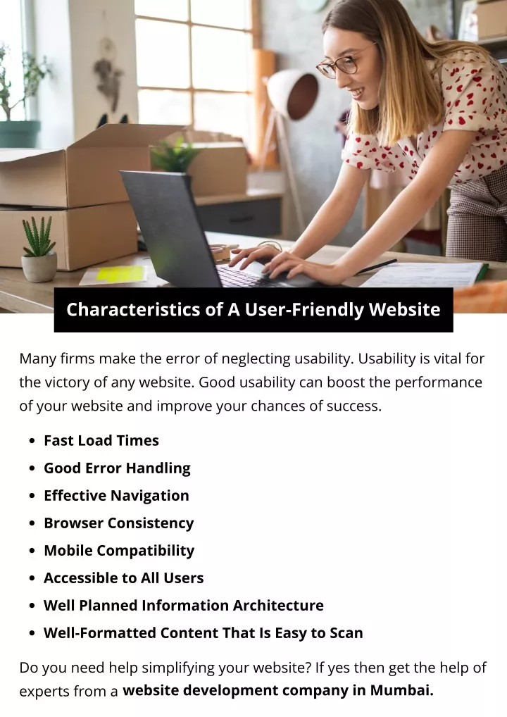 PPT - Characteristics of A User-Friendly Website PowerPoint ...