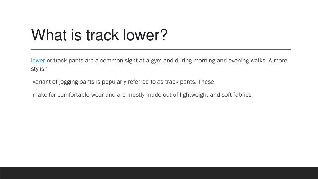 PPT - lower for men sports PowerPoint Presentation, free download - ID ...