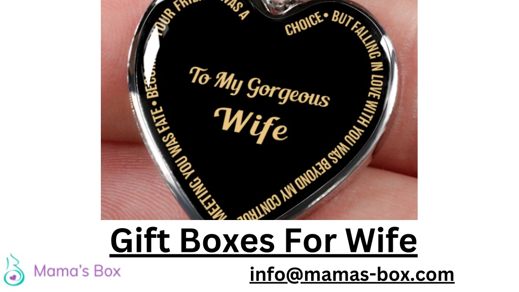 PPT - Gift Boxes For Wife PowerPoint Presentation, free download - ID ...