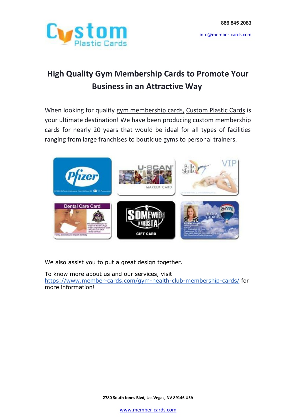 PPT - High Quality Gym Membership Cards to Promote Your Business in an ...
