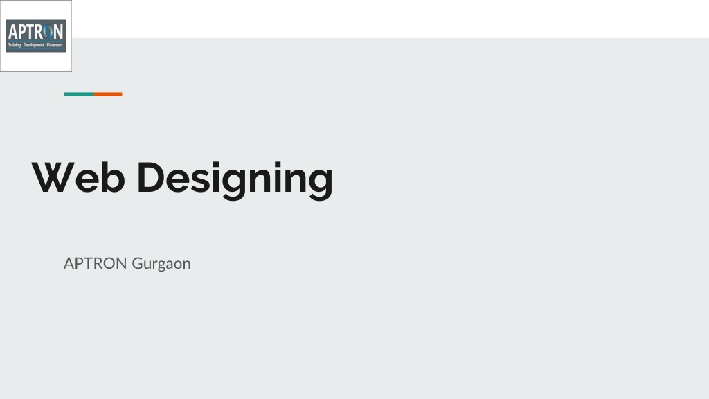 PPT - Web Designing Training in Gurgaon PowerPoint Presentation, free download - ID:11844174