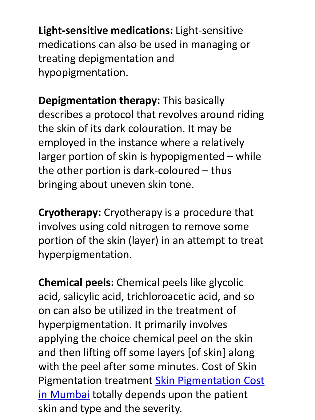 PPT - Best Skin Pigmentation Treatment in India PowerPoint Presentation ...