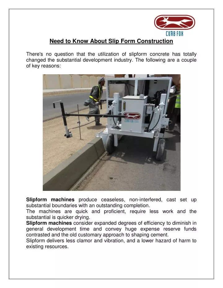 PPT - Need to Know About Slip Form Construction PowerPoint Presentation ...