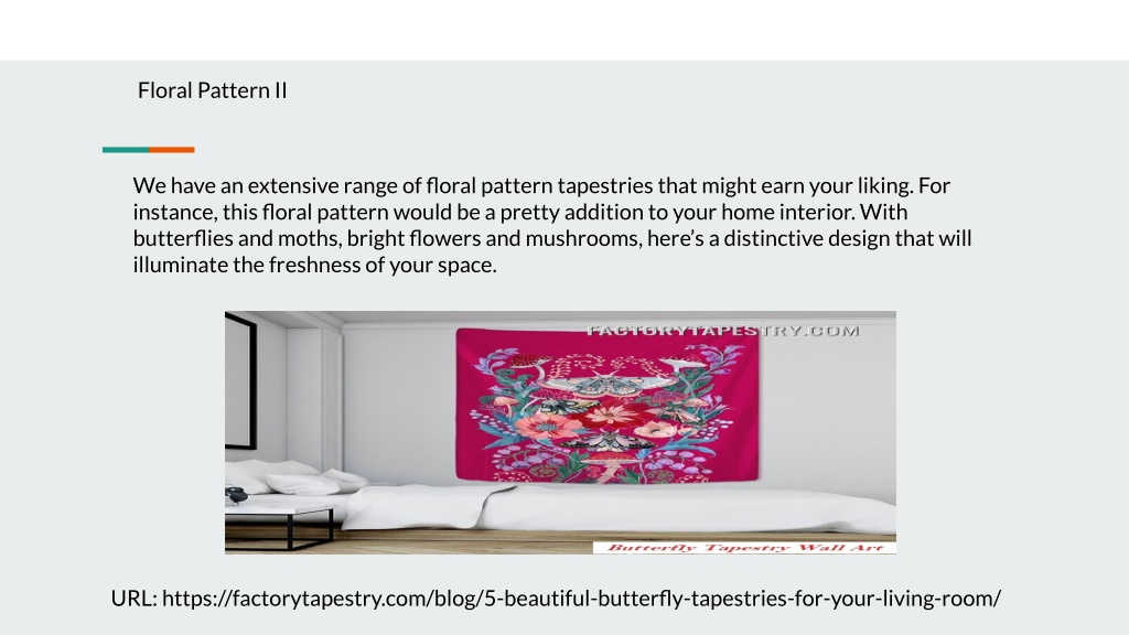 PPT - 5 Beautiful Butterfly Tapestries for your Living Room PowerPoint Presentation - ID:11848100