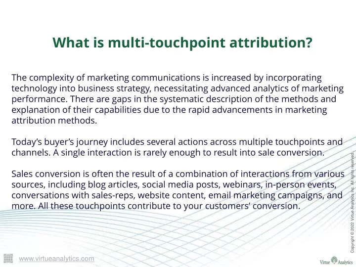 PPT - What is multi-touchpoint attribution PowerPoint Presentation ...