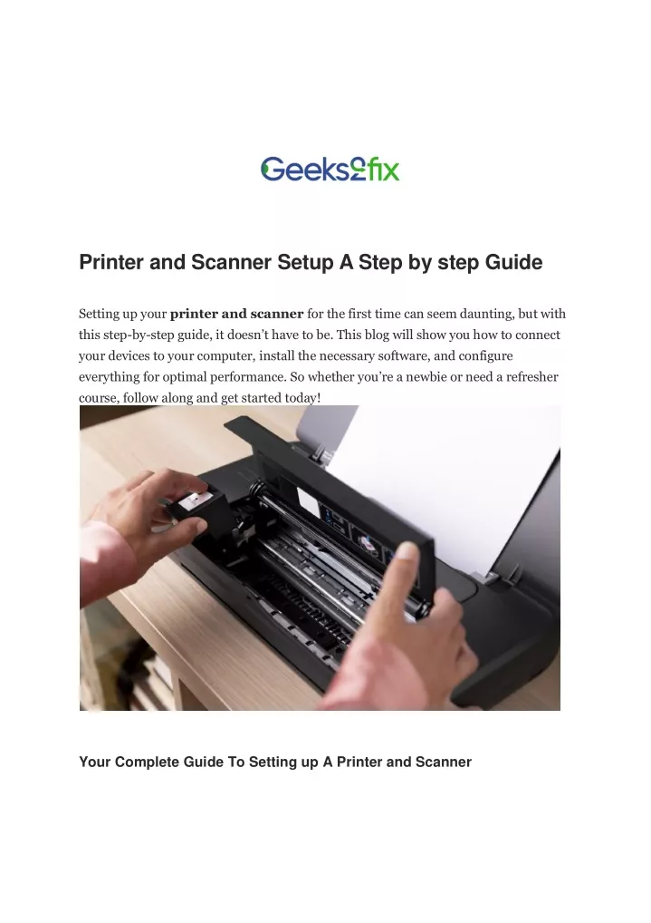PPT - Printer and Scanner Setup A Step by step Guide PowerPoint ...