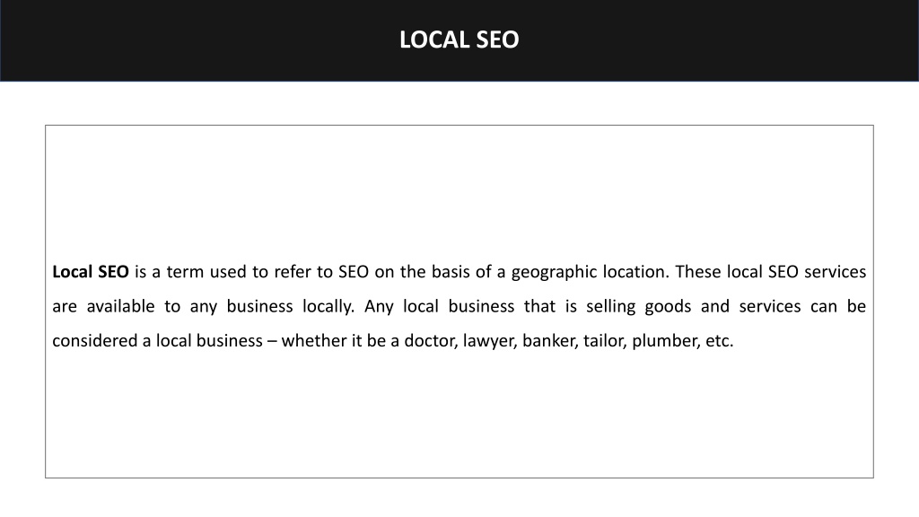 PPT - Awesome Local SEO Tips for Small Businesses PowerPoint ...