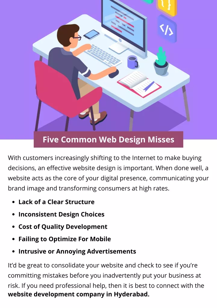 PPT - Five Common Web Design Misses PowerPoint Presentation, free ...