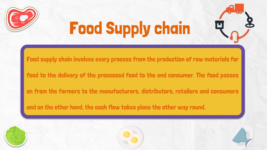 PPT - Food supply chain | supply chain PowerPoint Presentation, free ...