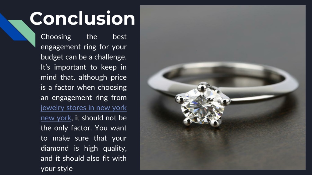 PPT - Best Diamond Engagement Ring for Your Budget By Best Jewelers NYC ...