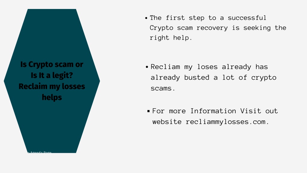 PPT - Crypto Scam Recovery|Reclaim My Losses PowerPoint Presentation ...