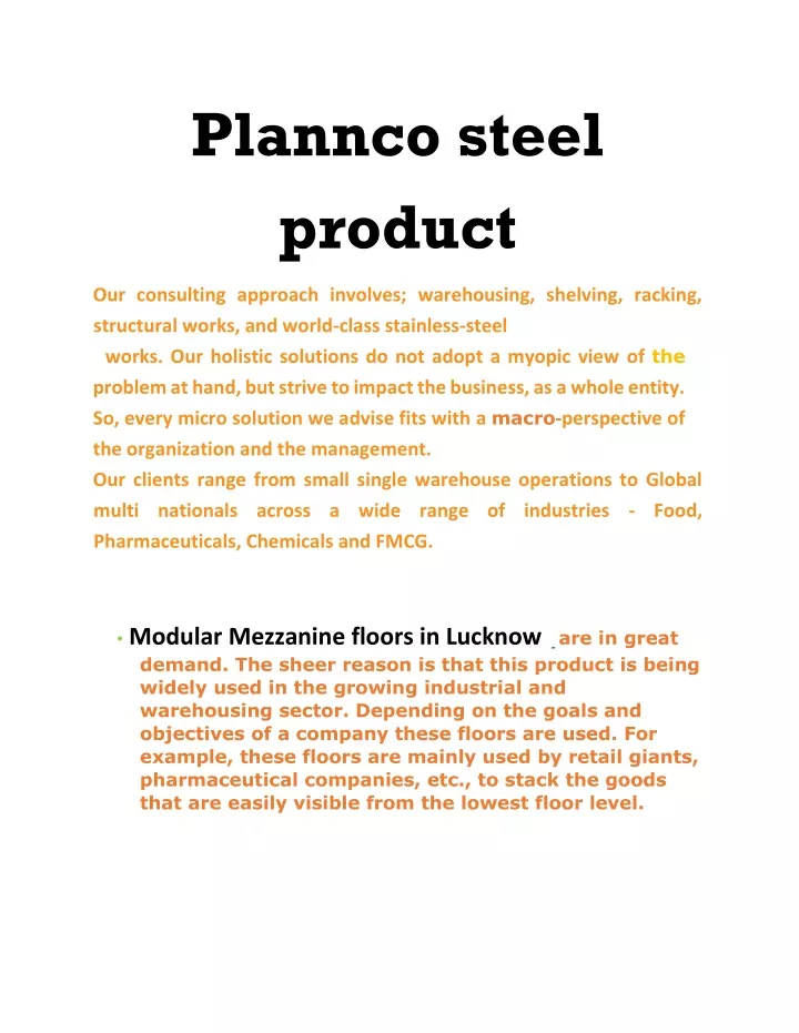 PPT - Plannco steel product new PowerPoint Presentation, free download ...
