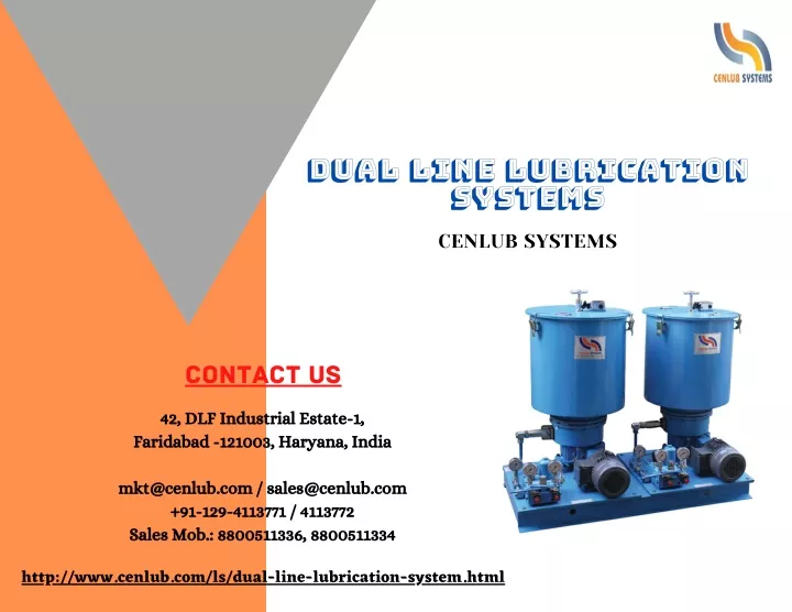 PPT - Best Dual Line Lubrication Systems in India PowerPoint ...